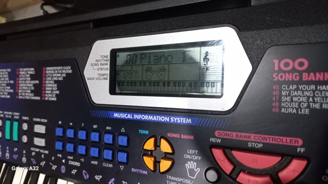 Casio CTK-411 Portable Piano Keyboard, Hobbies & Toys, Music & Media, Musical Instruments on ...