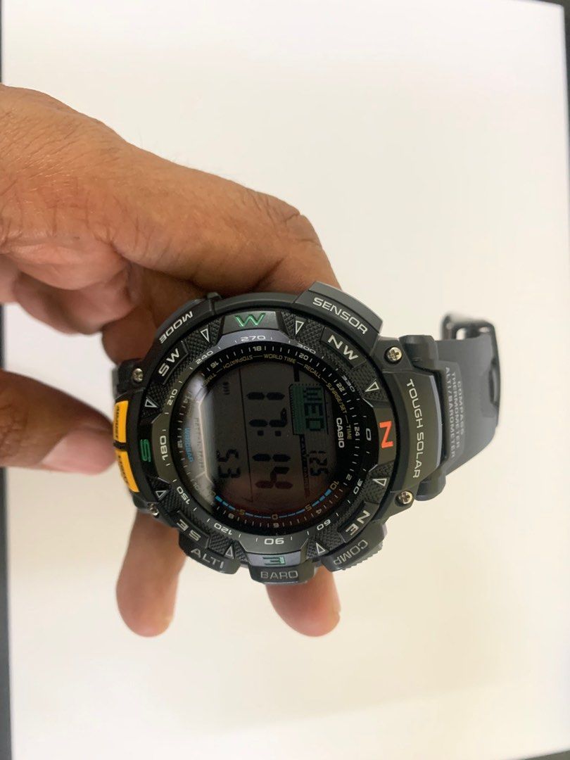 Casio PRO TREK PAG240, Men's Fashion, Watches & Accessories, Watches on ...