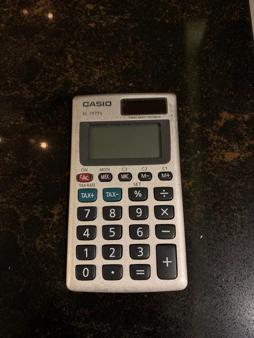 Casio solar-powered calculator, Mobile Phones & Gadgets, Other Gadgets ...