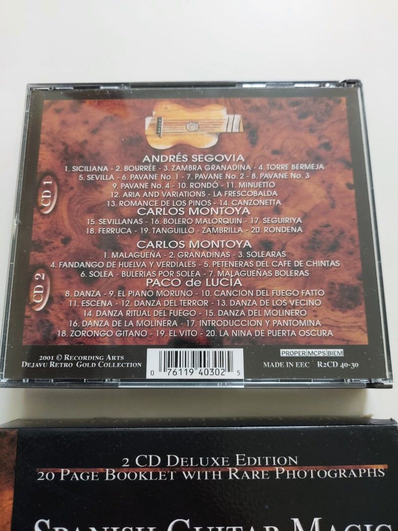 CD Spanish Guitar Magic - Dejavu Retro Gold Collection, Hobbies & Toys ...