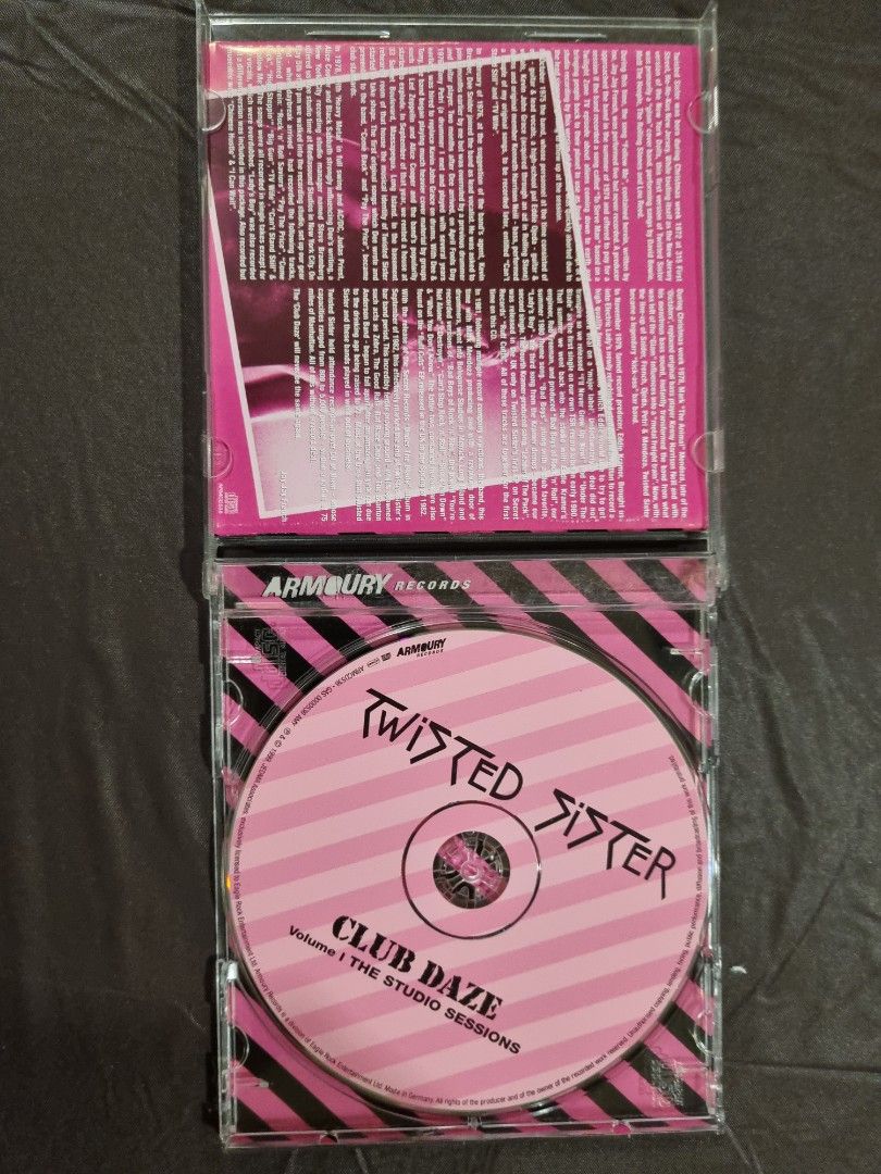 CD Twisted Sister Club Daze, Hobbies & Toys, Music & Media, CDs & DVDs ...