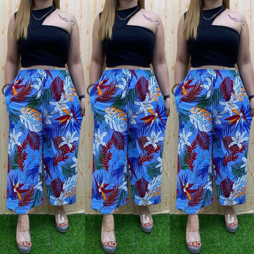 Challis Square Pants, Women's Fashion, Bottoms, Other Bottoms on Carousell