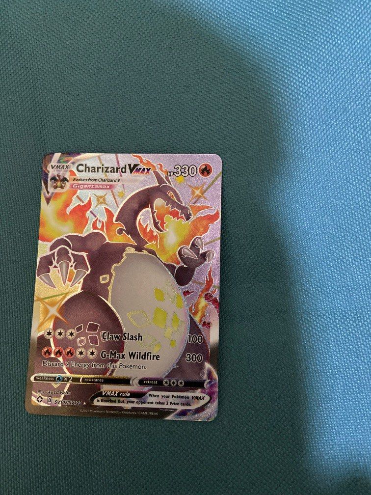 Charizard Vmax, Hobbies & Toys, Toys & Games on Carousell
