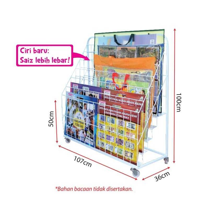 Chart Rack 6 Level Deluxe, Hobbies & Toys, Stationery & Craft ...