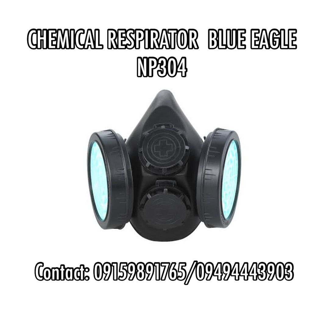 Chemical Respirator NP304 Blue Eagle, Commercial & Industrial, Construction & Building Materials ...