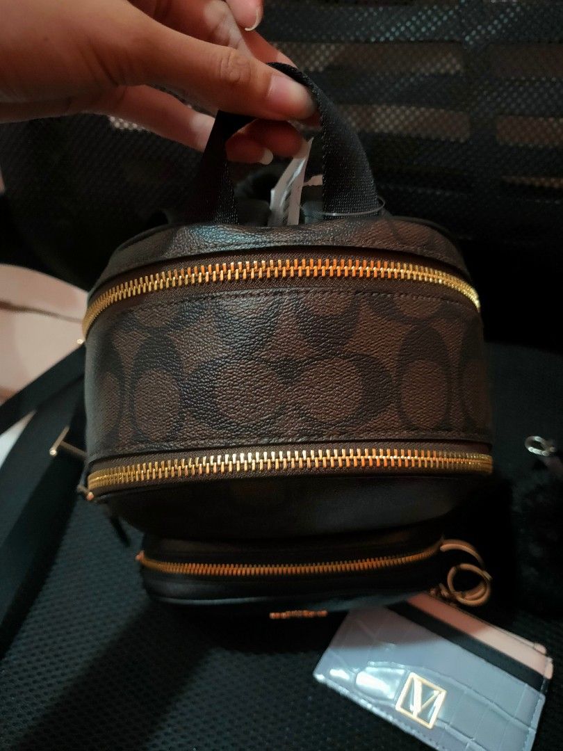 Coach mini court backpack, Luxury, Bags & Wallets on Carousell