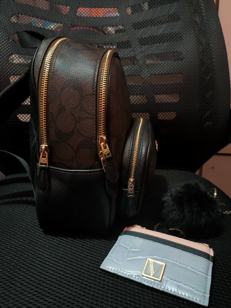 Coach mini court backpack, Luxury, Bags & Wallets on Carousell