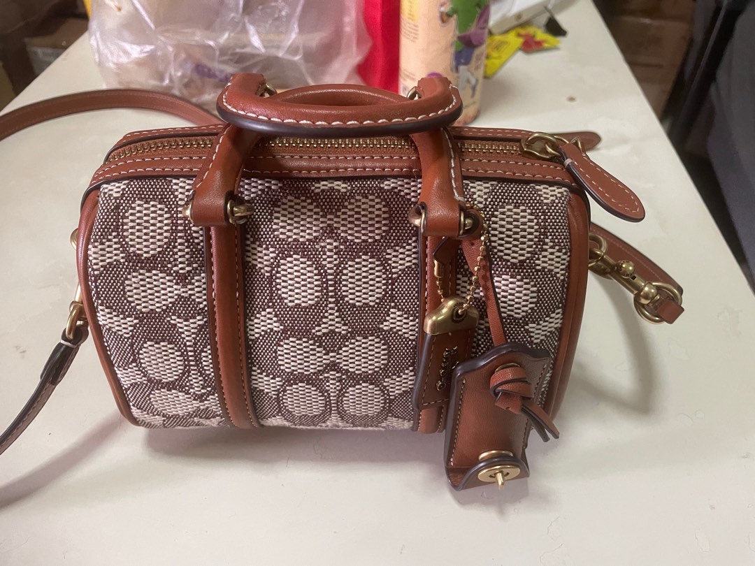 COACH RUBY SATCHEL 18 IN SIGNATURE TEXTILE JACQUARD, Women's Fashion ...