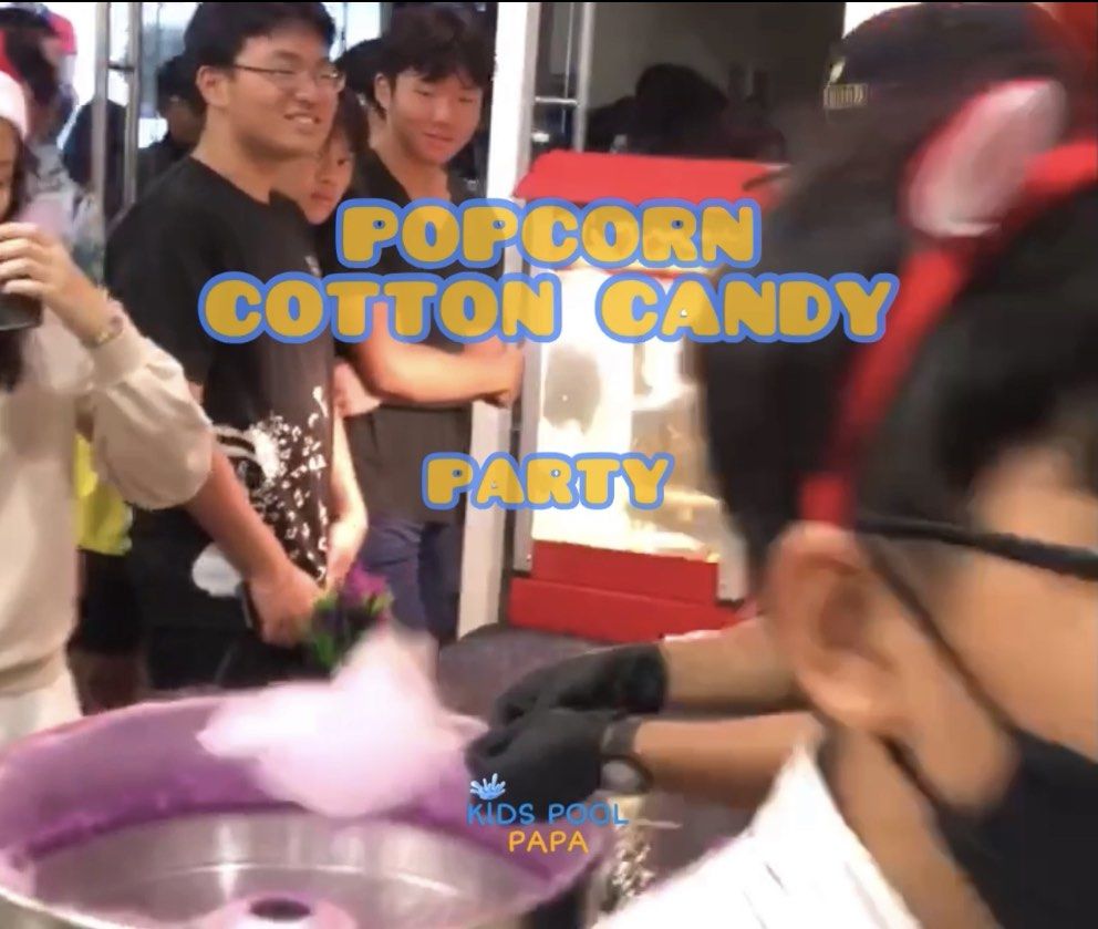 Cotton Candy Floss Popcorn Cart Birthday Party Events Sweet Desserts ...