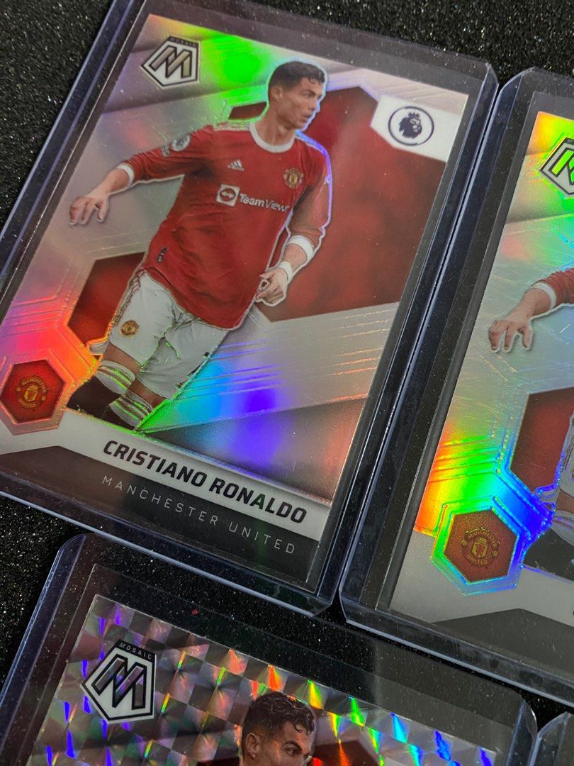 Cristiano Ronaldo Refractor/Hyper parallel: 2021 EPL Mosaic Soccer ...