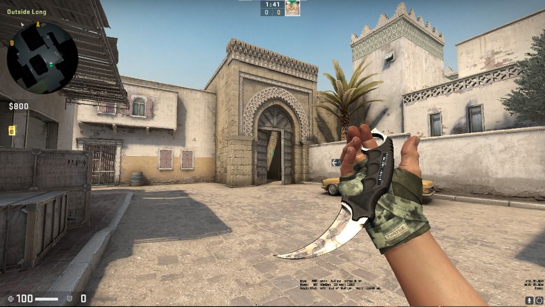 CSGO Karambit Stained, Video Gaming, Gaming Accessories, In-Game Products on Carousell