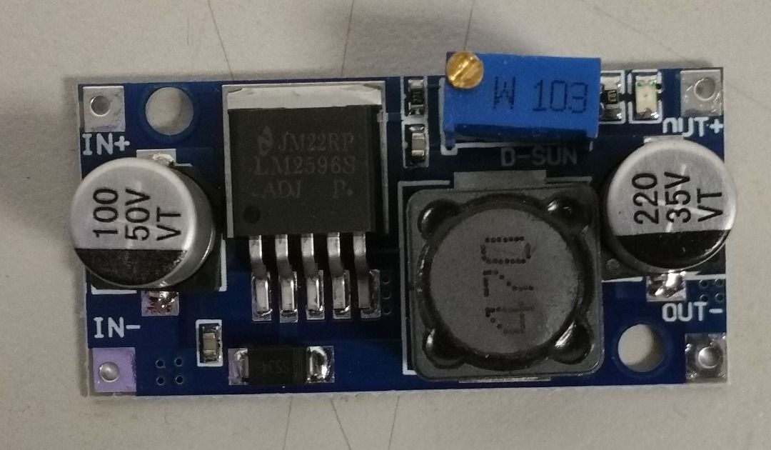 DC-DC Step Down Buck Converter LM2596S Power Supply Output 1.25V-35V ...