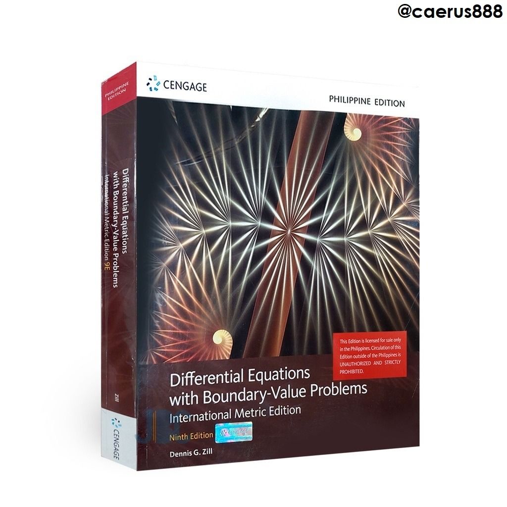 Differential Equations with Boundary-Value Problems International Metric Edition Ninth Edition ...