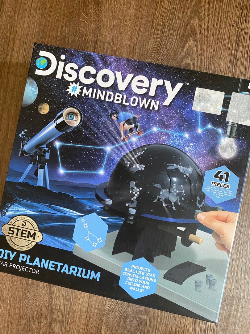 DISCOVERY Star Projector DIY PLANETARIUM, Hobbies & Toys, Toys & Games ...