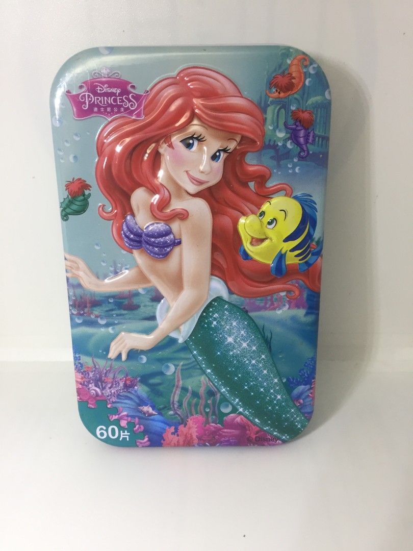Disney Ariel Little Mermaid Tin Can, Hobbies & Toys, Toys & Games on ...