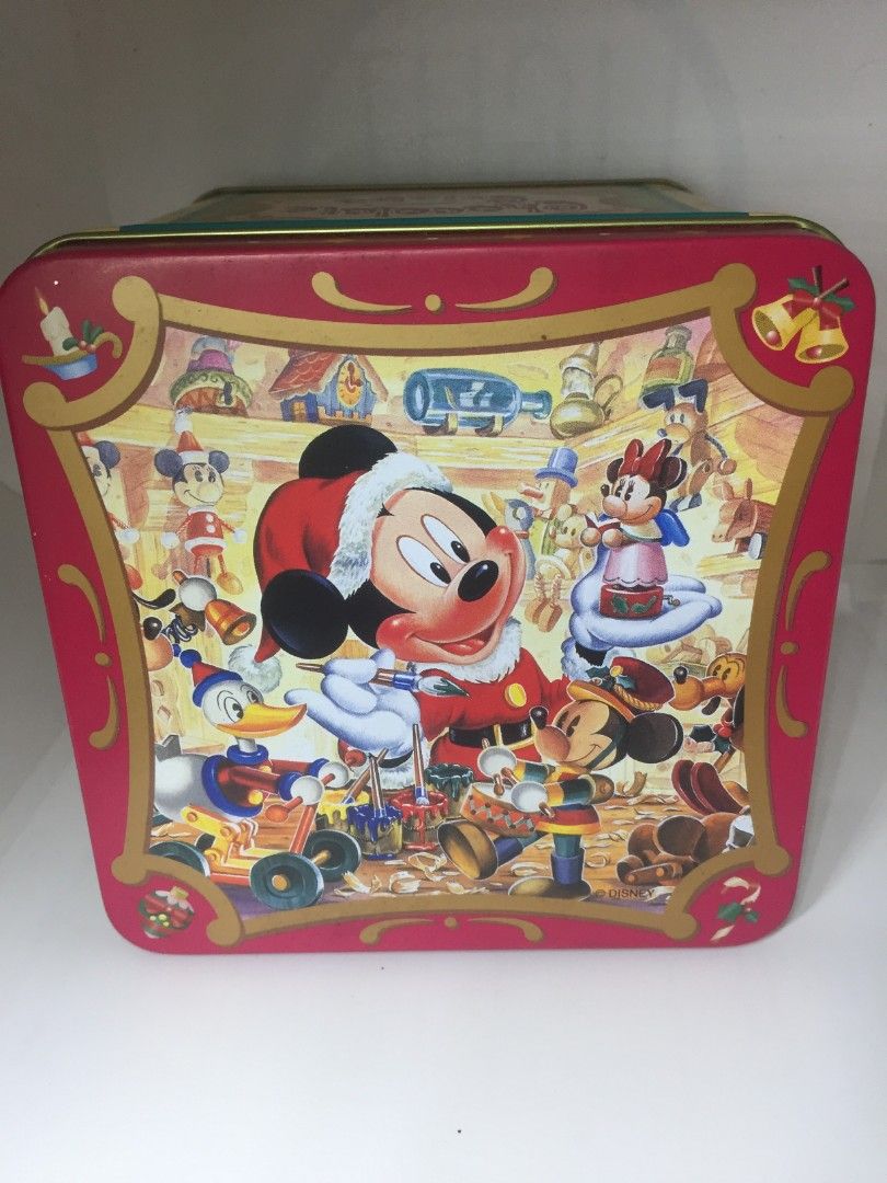Disney Mickey Mouse Chocolate Crisp Tin Can, Hobbies & Toys, Stationary ...