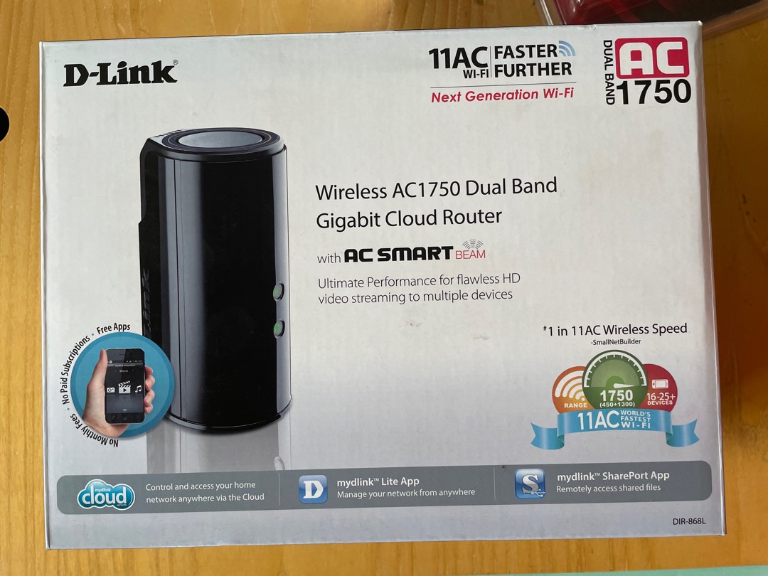 D-link wireless AC1750 Dual Band Gigabit Cloud Router, Computers & Tech ...