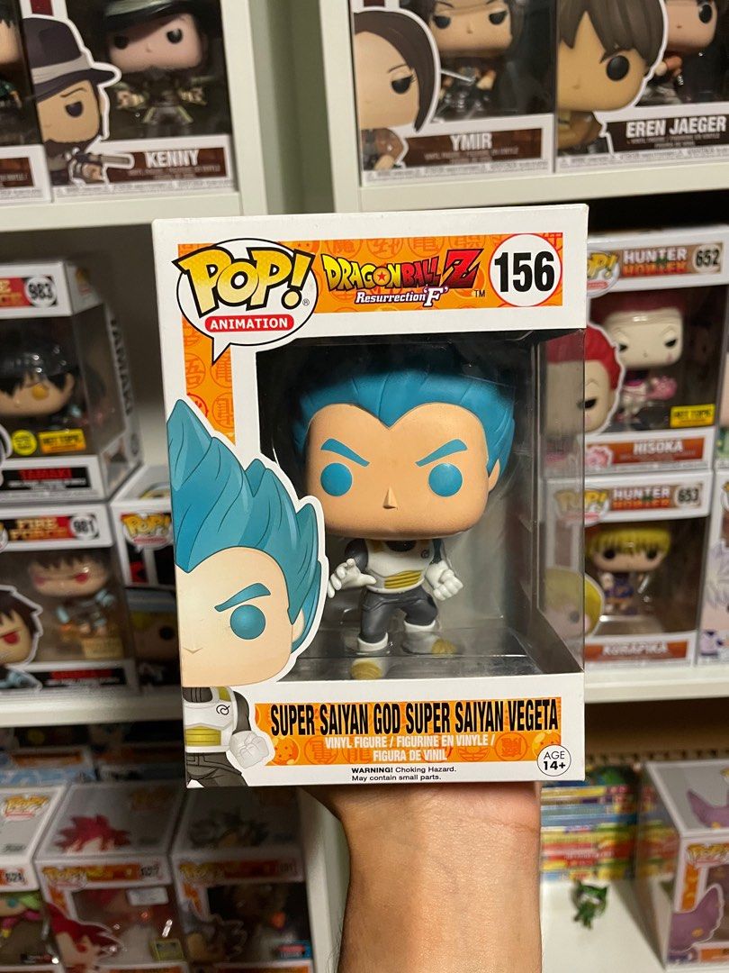 Dragon Ball Z Super Saiyan God Super Saiyan Vegeta 156 Funko Pop ...