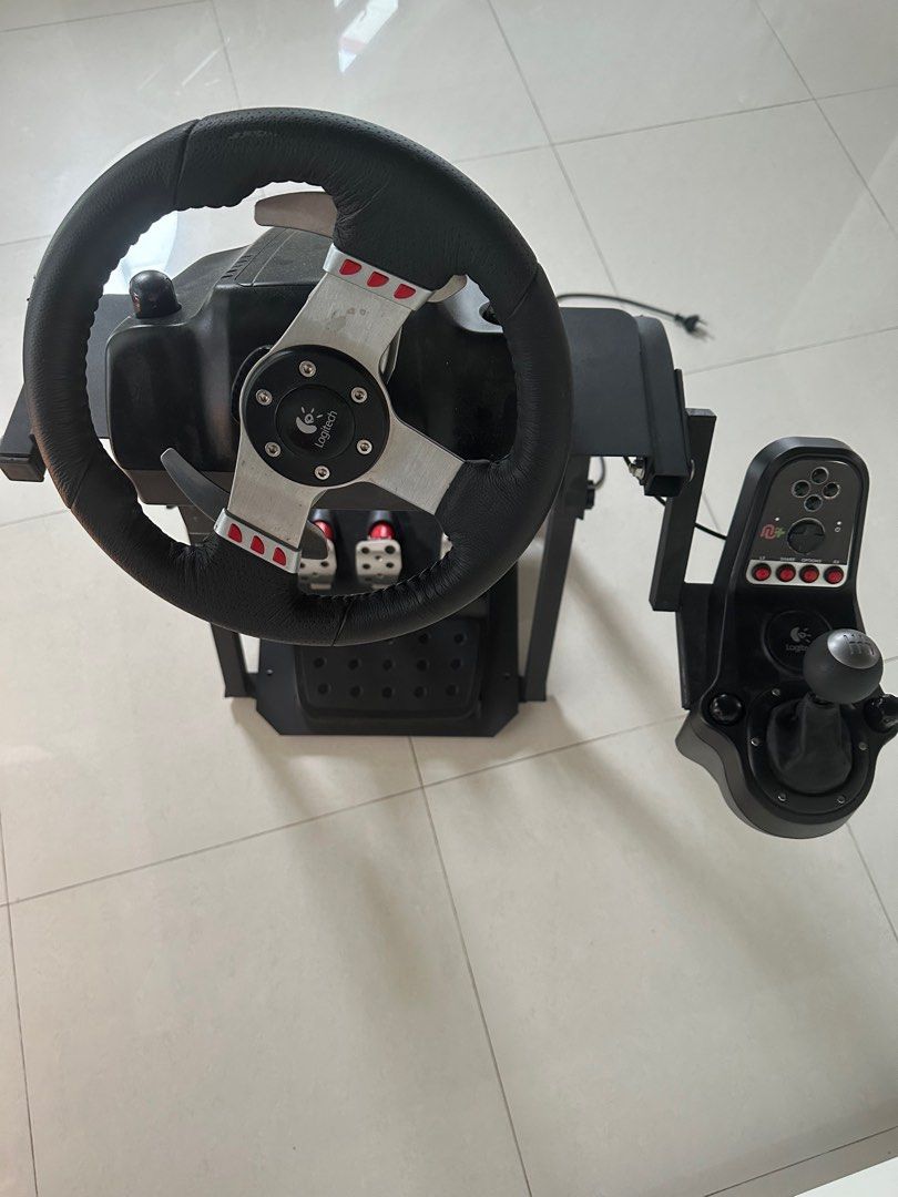 Driver rig logitec G25 and cronomax, Video Gaming, Gaming Accessories ...