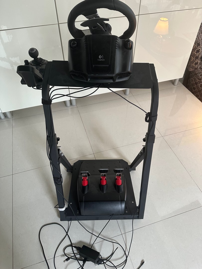 Driver rig logitec G25 and cronomax, Video Gaming, Gaming Accessories ...