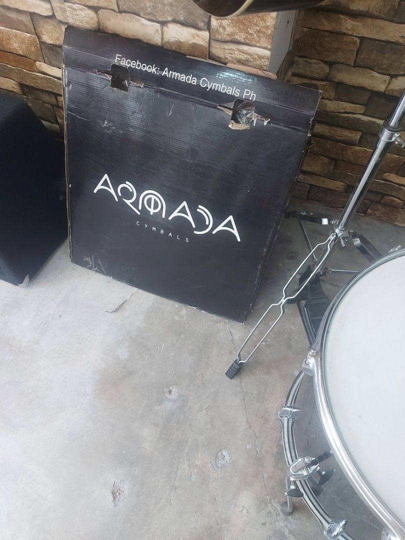 drums yamaha with armada cymbals, Hobbies & Toys, Music & Media ...