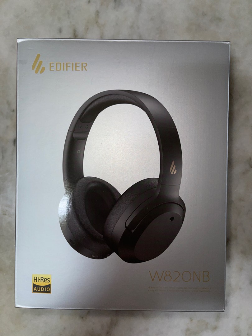 Edifier W820NB Hybrid Active Noise Cancelling Headphones, Audio ...