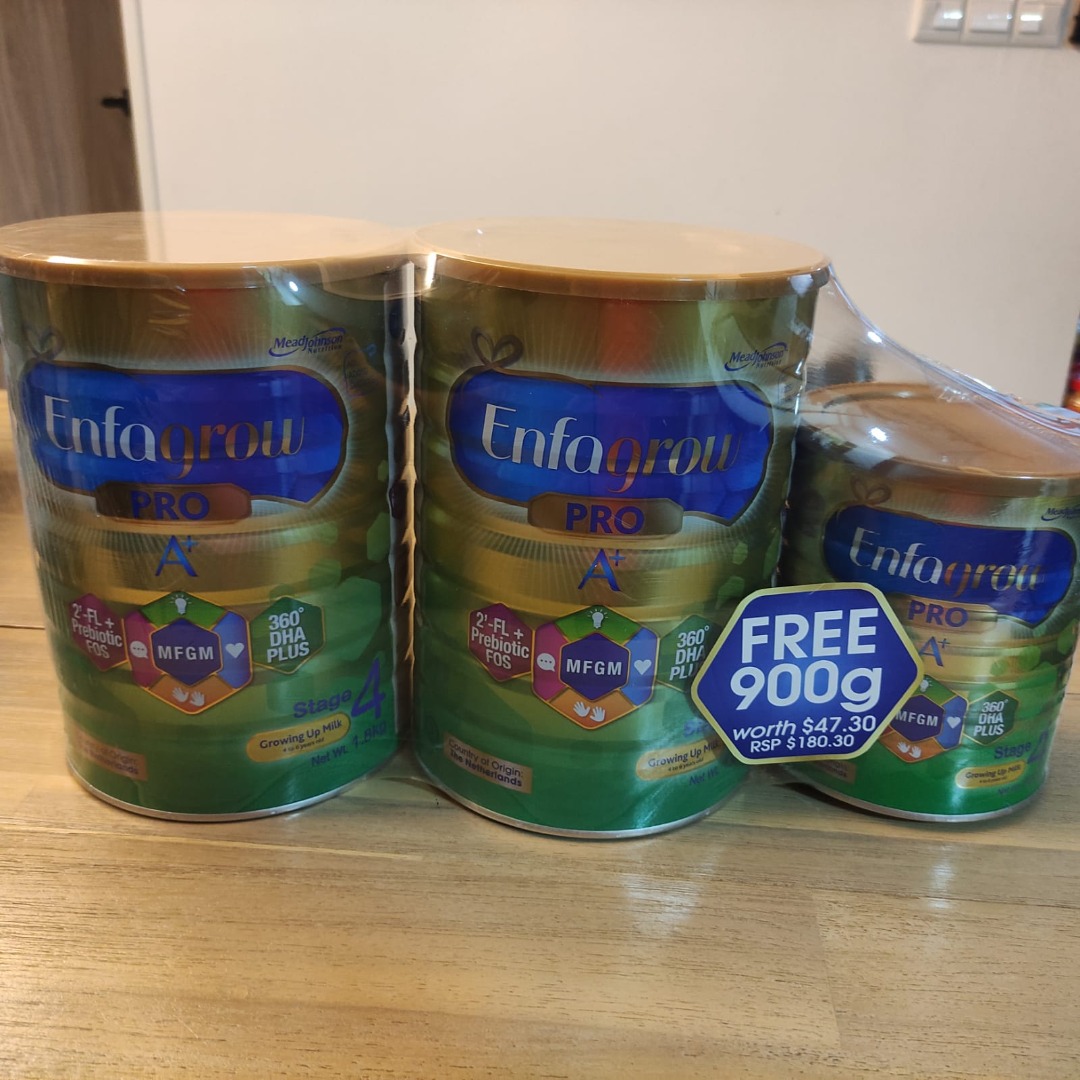 ENFAGROW STAGE 4 1.8KG TWIN PACK BANDED WITH FREE 900G, Food & Drinks ...
