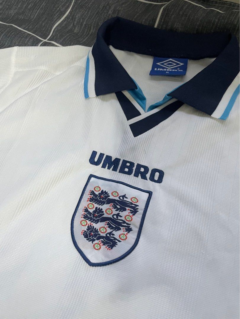England Umbro retro jersey, Men's Fashion, Tops & Sets, Tshirts & Polo ...
