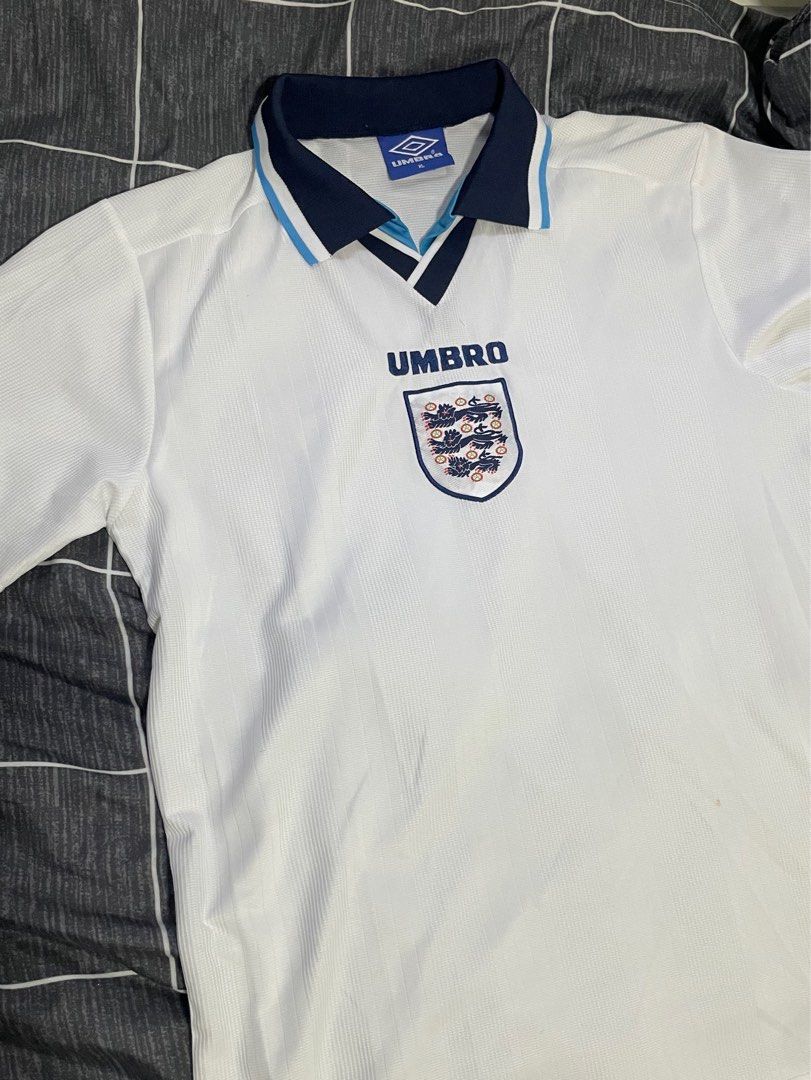 England Umbro retro jersey, Men's Fashion, Tops & Sets, Tshirts & Polo ...