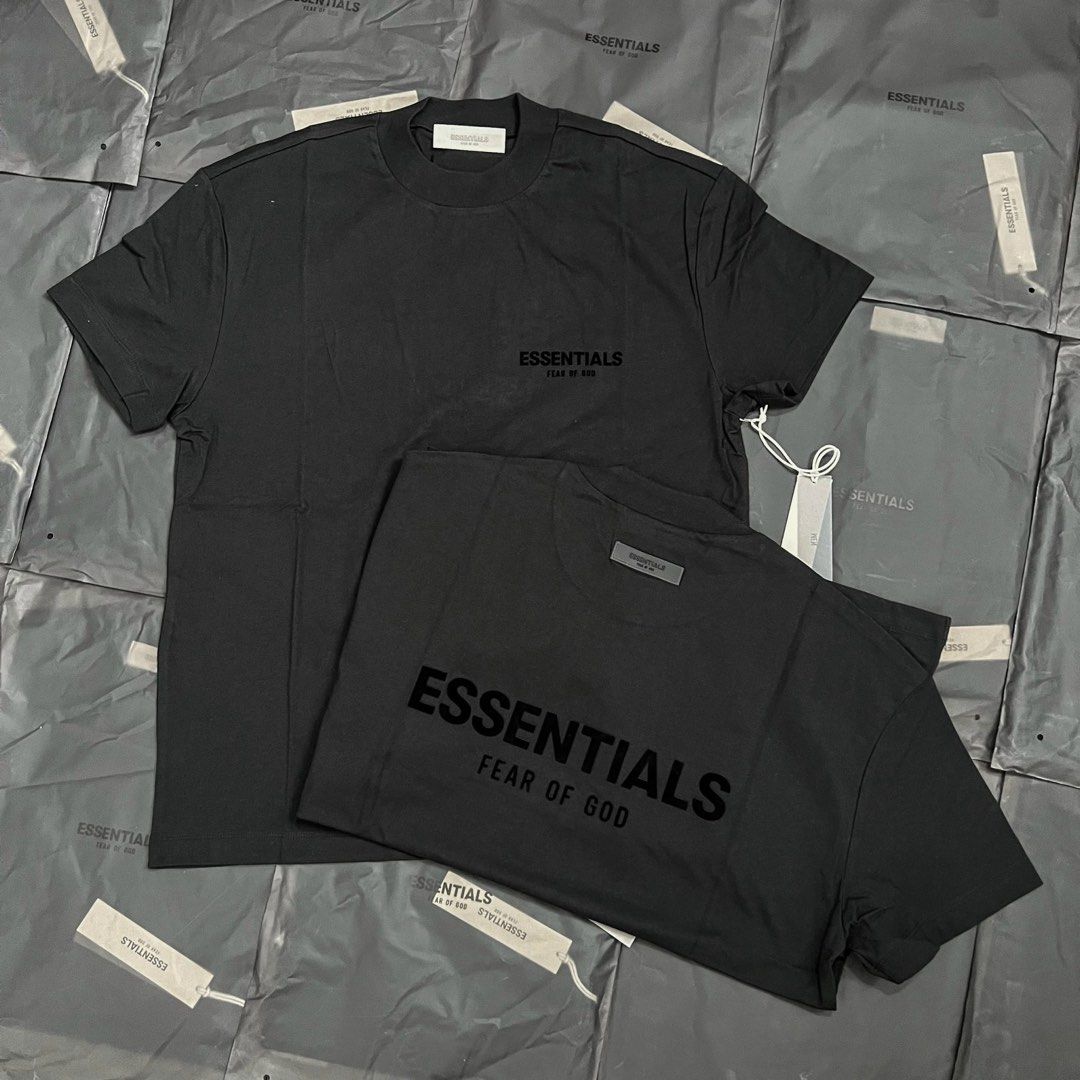 Essentials Fear of God Stretched Limo, Men's Fashion, Tops & Sets ...
