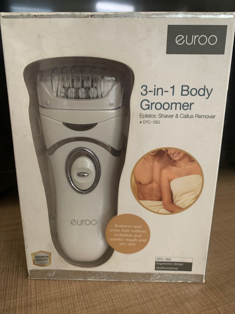 Euroo 3-in-1 body groomer, Beauty & Personal Care, Bath & Body, Hair ...