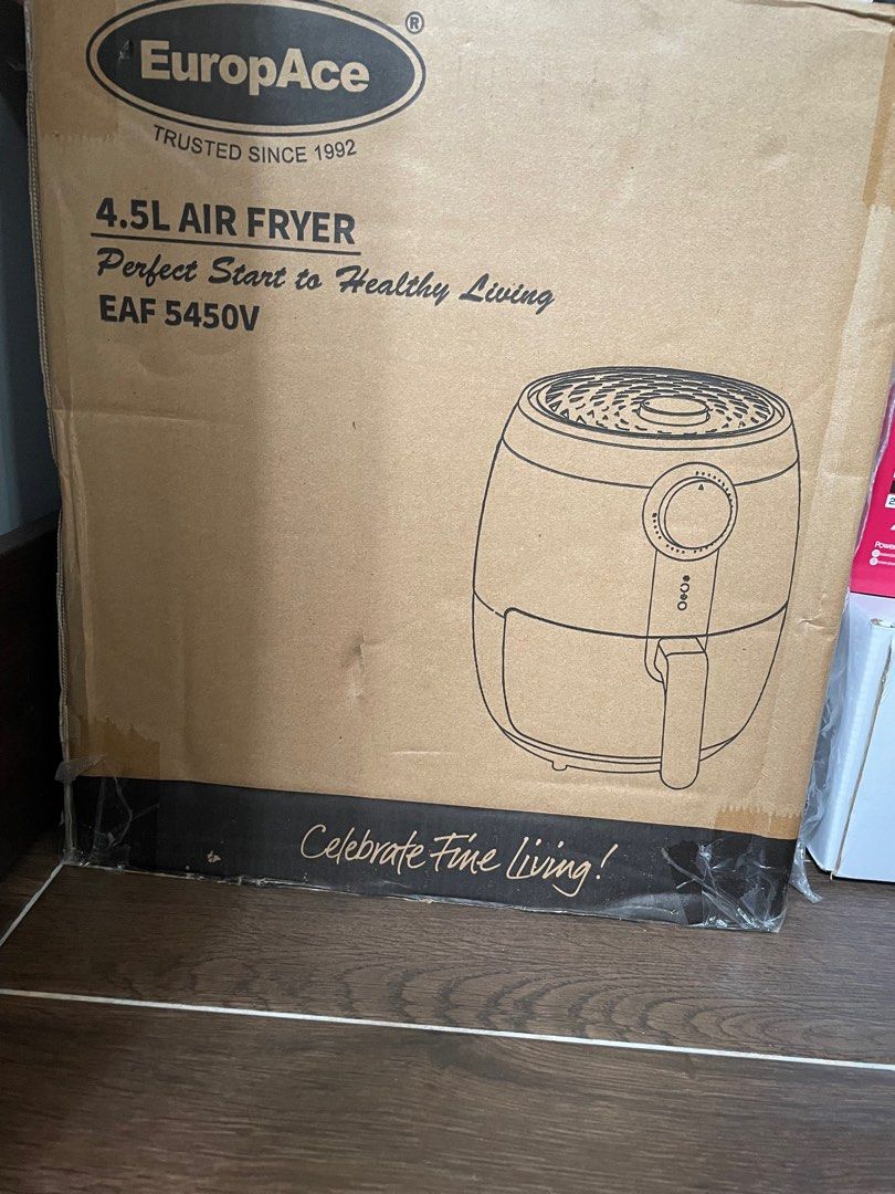 EuropAce 4.5L Air fryer, TV & Home Appliances, Kitchen Appliances ...