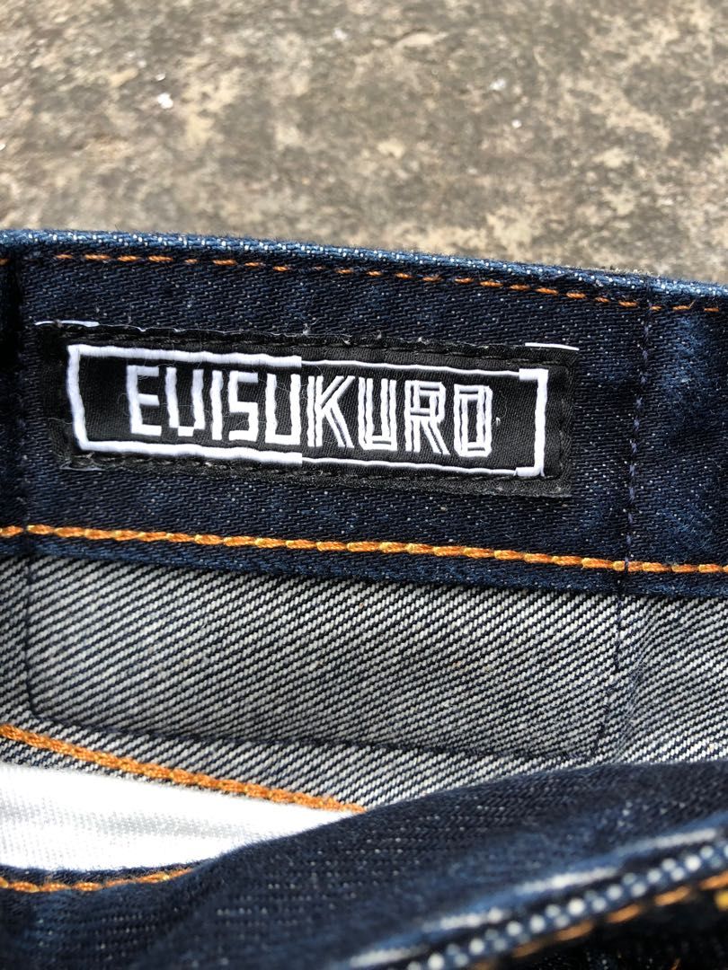 EvisuKuro Selvedge Pants, Men's Fashion, Bottoms, Jeans on Carousell