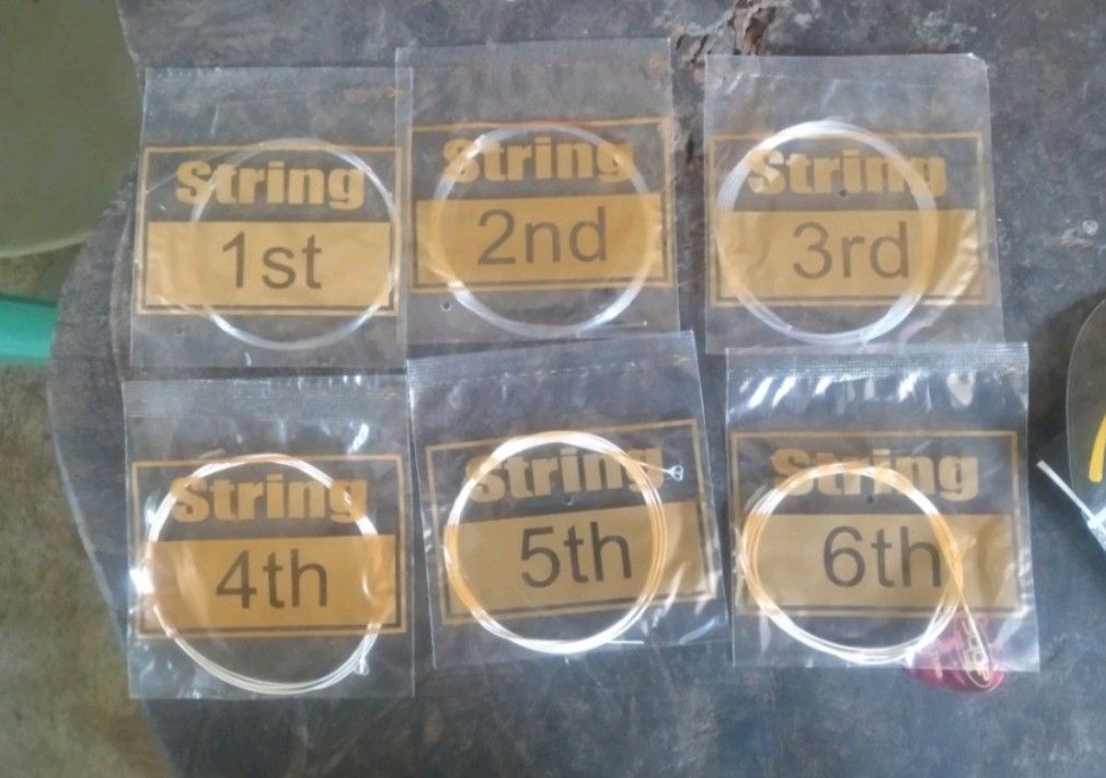 Fender Classical Guitar String Set 6pcs (Nylon), Hobbies & Toys, Music ...