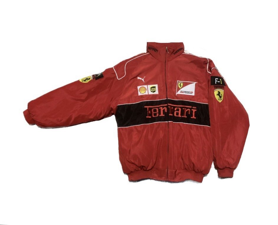 FERRARI F1 RACING JACKET, Men's Fashion, Coats, Jackets and Outerwear ...