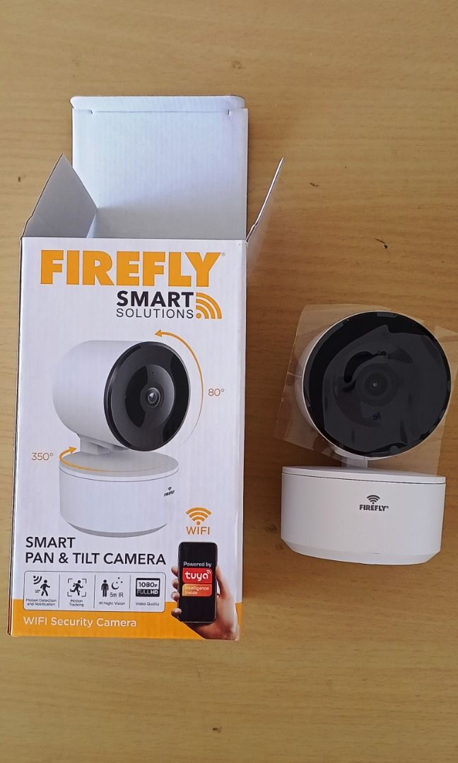 Firefly Smart Solutions Smart Pan & Tilt Camera Wifi FSC101, Furniture ...