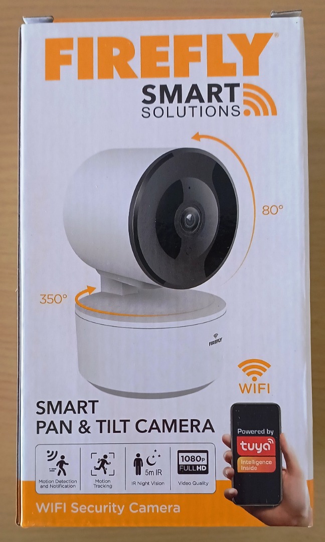 Firefly Smart Solutions Smart Pan & Tilt Camera Wifi FSC101, Furniture & Home Living, Security ...