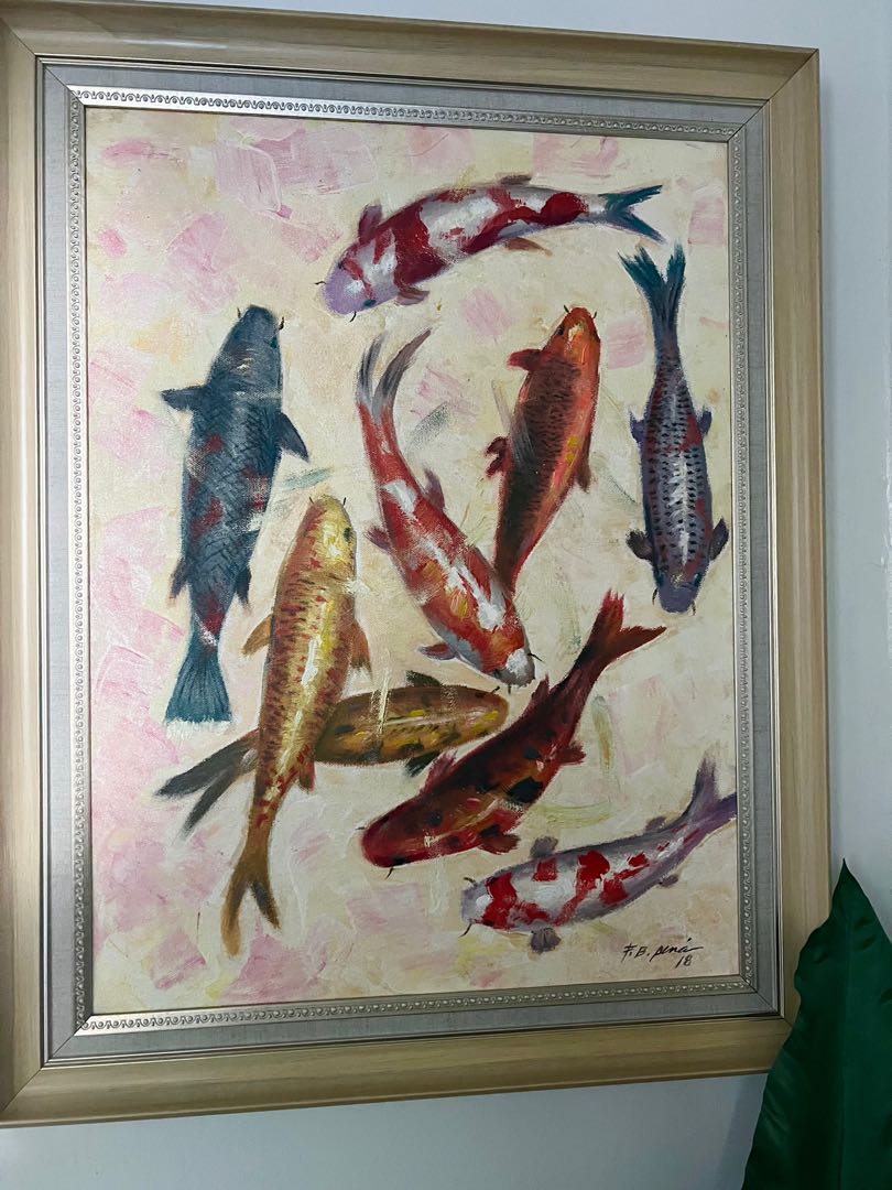 fish painting, Hobbies & Toys, Stationary & Craft, Art & Prints on ...