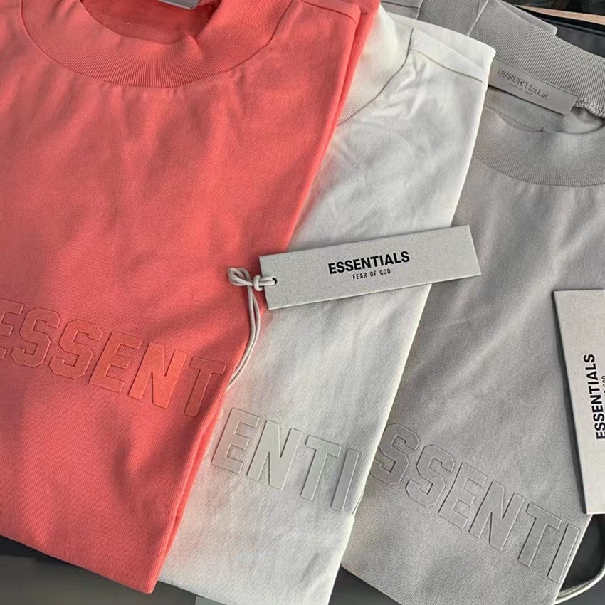 FOG FEAR OF GOD ESSENTIALS Flocked High Neck Oversized Shirt, Men's ...