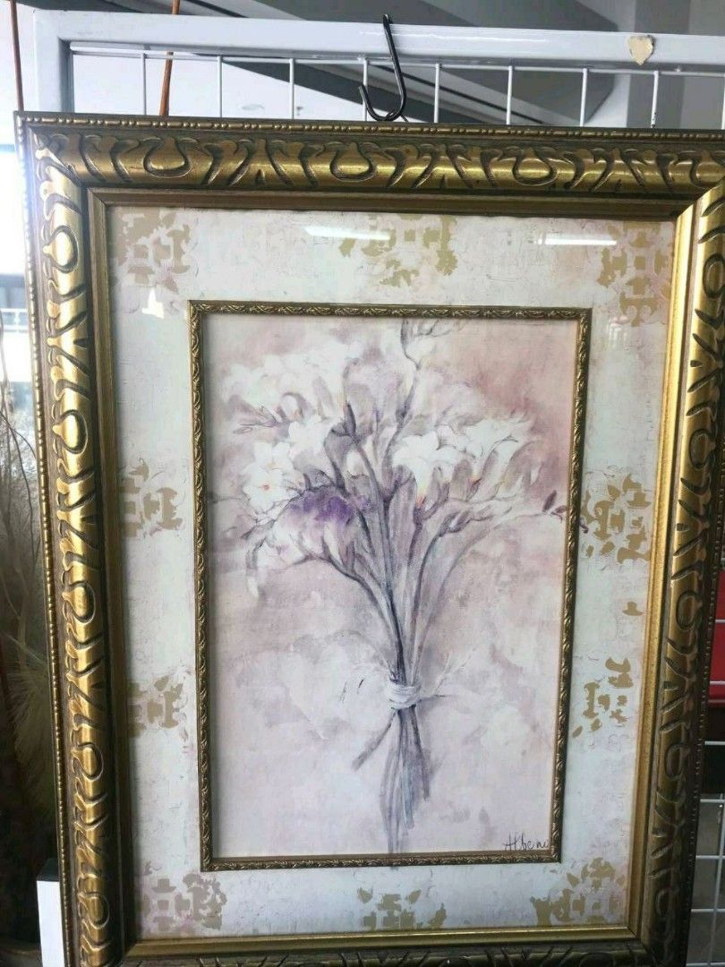 Frame Gambar Bunga Vintage Furniture Home Living Home Decor Frames