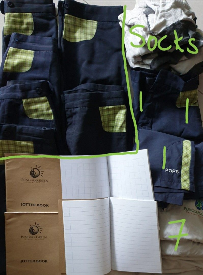 FREE NEW PGPS Jotter Exercise book,NEW English Broad Line, NEW Chinese ...