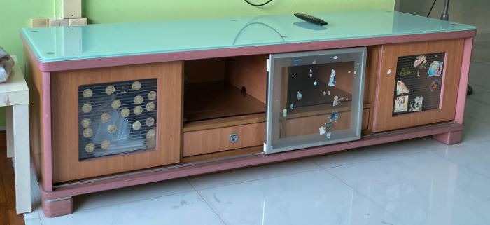 Free TV console,Fridge, 2 wardrobe, Computer table, Furniture & Home ...