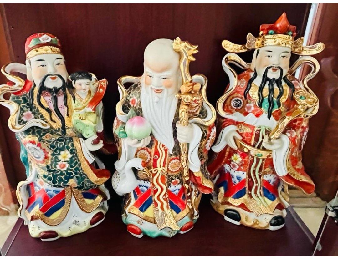 Fu Lu Shou, Furniture & Home Living, Home Decor, Vases & Decorative ...