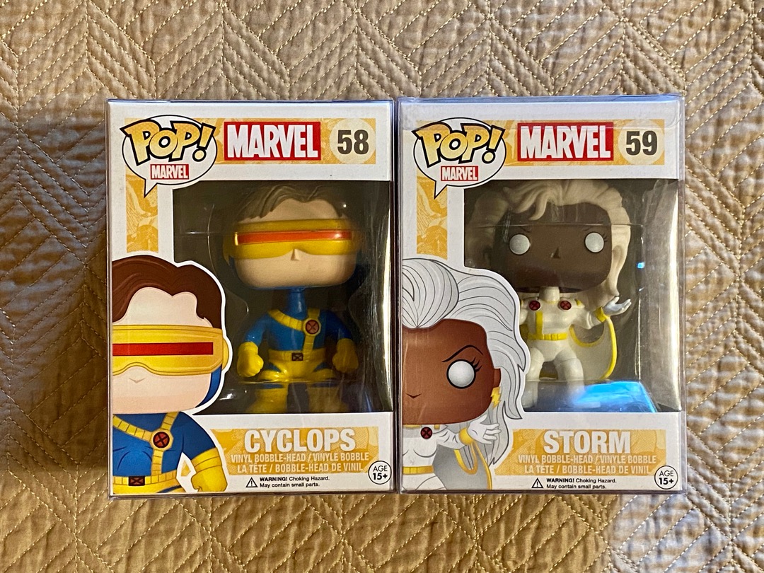 Funko Pop - MARVEL Cyclops and Storm, Hobbies & Toys, Toys & Games on ...