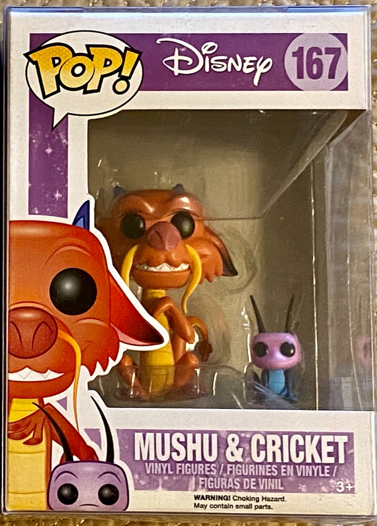 Funko Pop - Mushu & Cricket, Hobbies & Toys, Toys & Games on Carousell