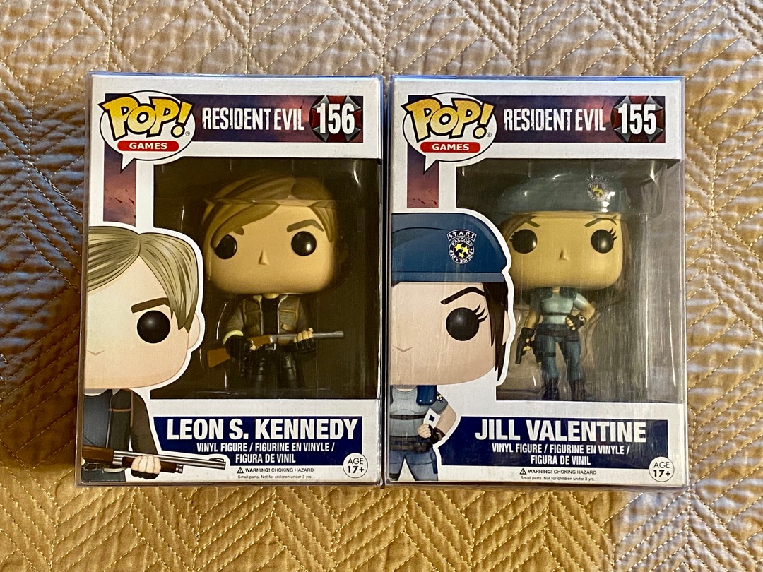 Funko Pop - Resident Evil (Jill Valentine and Leon S. Kennedy), Hobbies ...