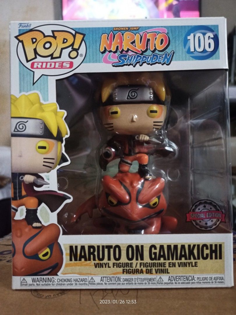 Funko Pop! Naruto On Gamakichi #106, Hobbies & Toys, Toys & Games on ...