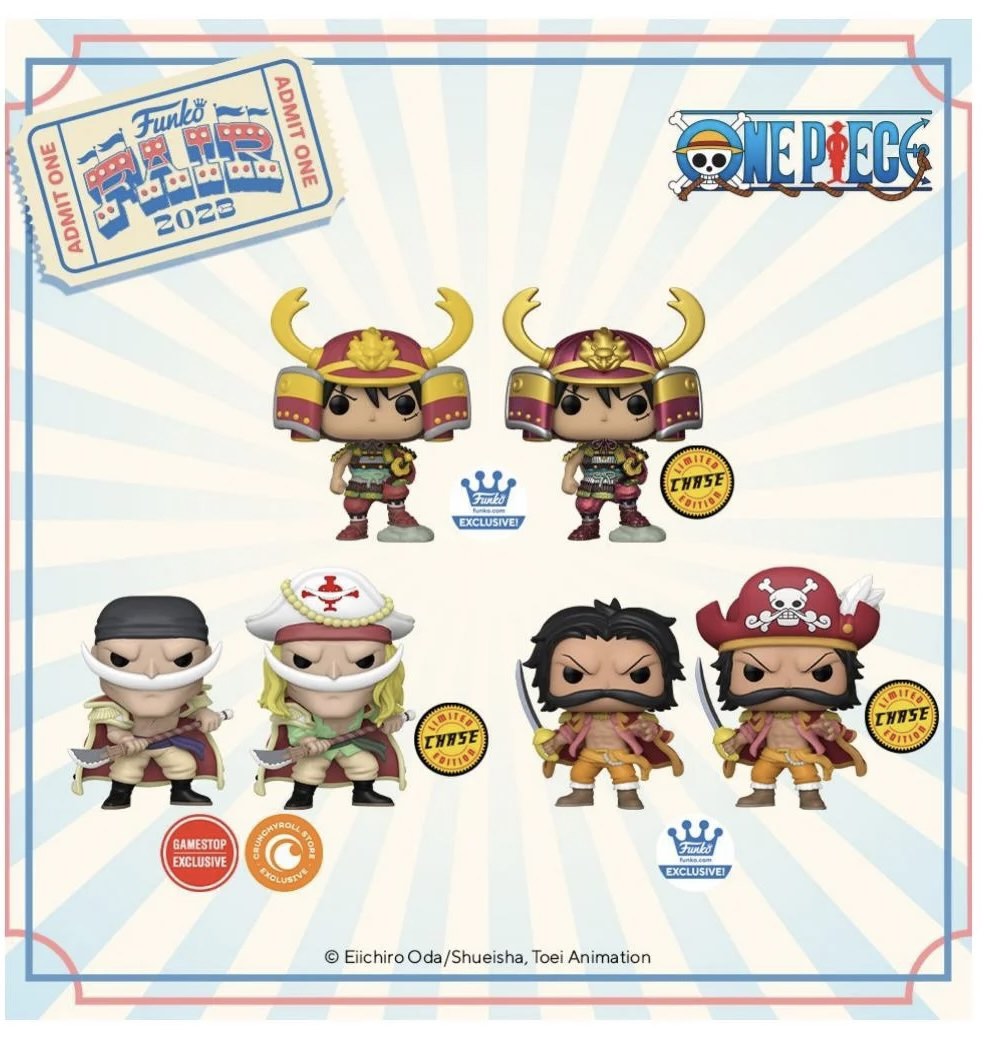 Funko Pop! One Piece Full Set Preorder: Armored Luffy, Snakeman ...