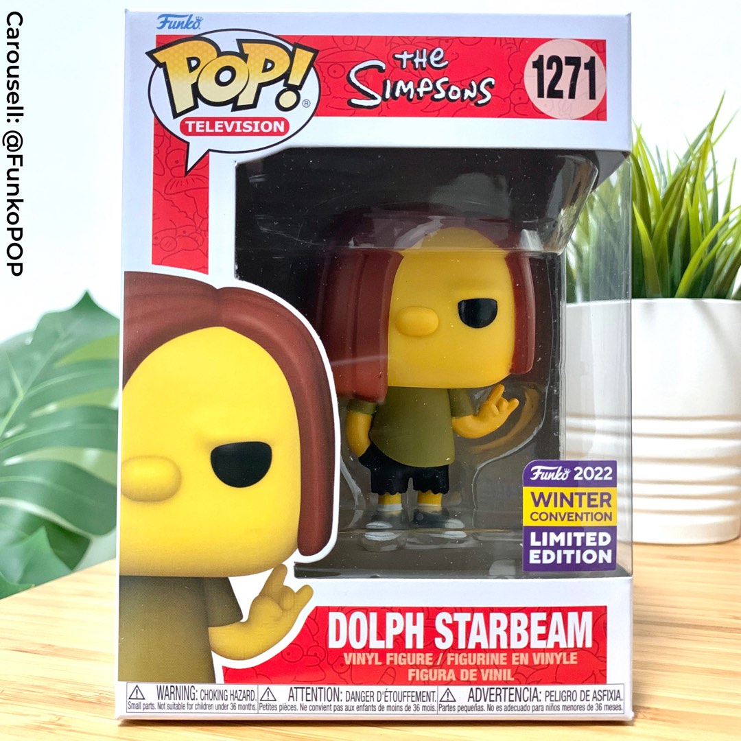 Funko Pop Television The Simpsons Dolph Starbeam, Hobbies & Toys, Toys ...