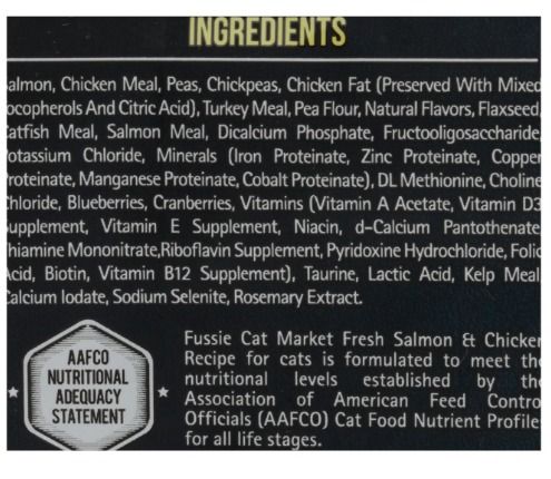 Fussie Cat Market Fresh Salmon & Chicken Dry Cat Food (10lbs), Pet ...